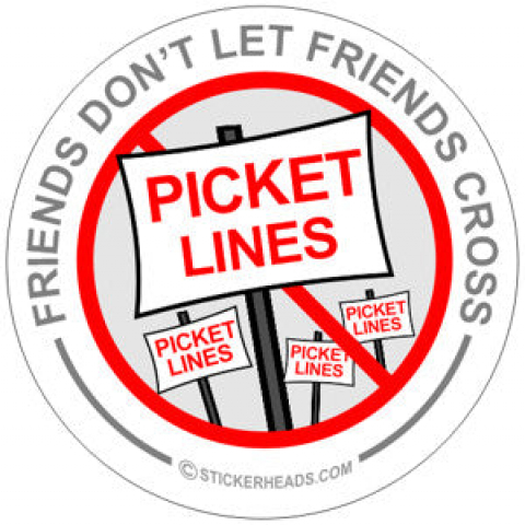 Don’t cross a picket line – join one! – Free Our Unions
